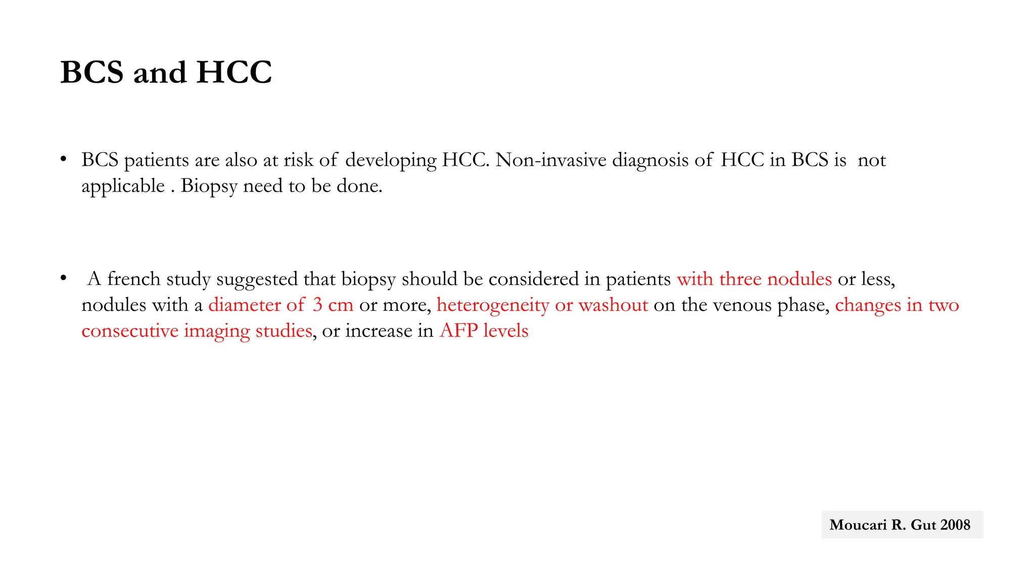 HEPATIC VENOUS OUTFLOW TRACT OBSTRUCTION/BUD-CHAIRI SYNDROME (BCS/HVOTO ...