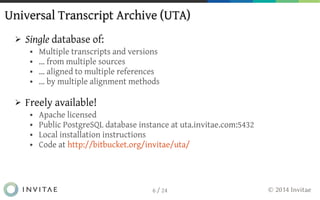 The Clinical Significance of Transcript Alignment Discrepancies … and tools to help you deal ...