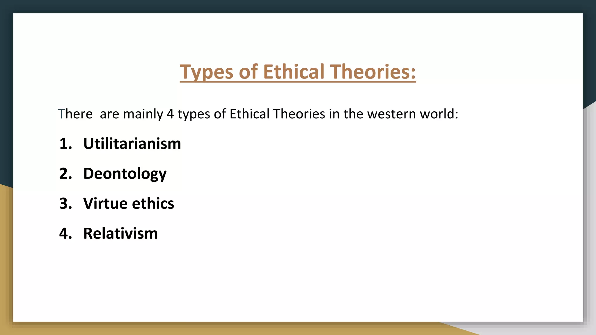Theory of Ethics | PPTX