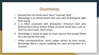 Theory of Ethics | PPTX