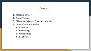 Theory of Ethics | PPTX