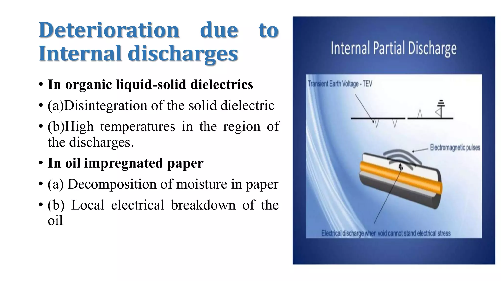 Breakdown due to Internal Discharges and Surface Breakdown | PPTX