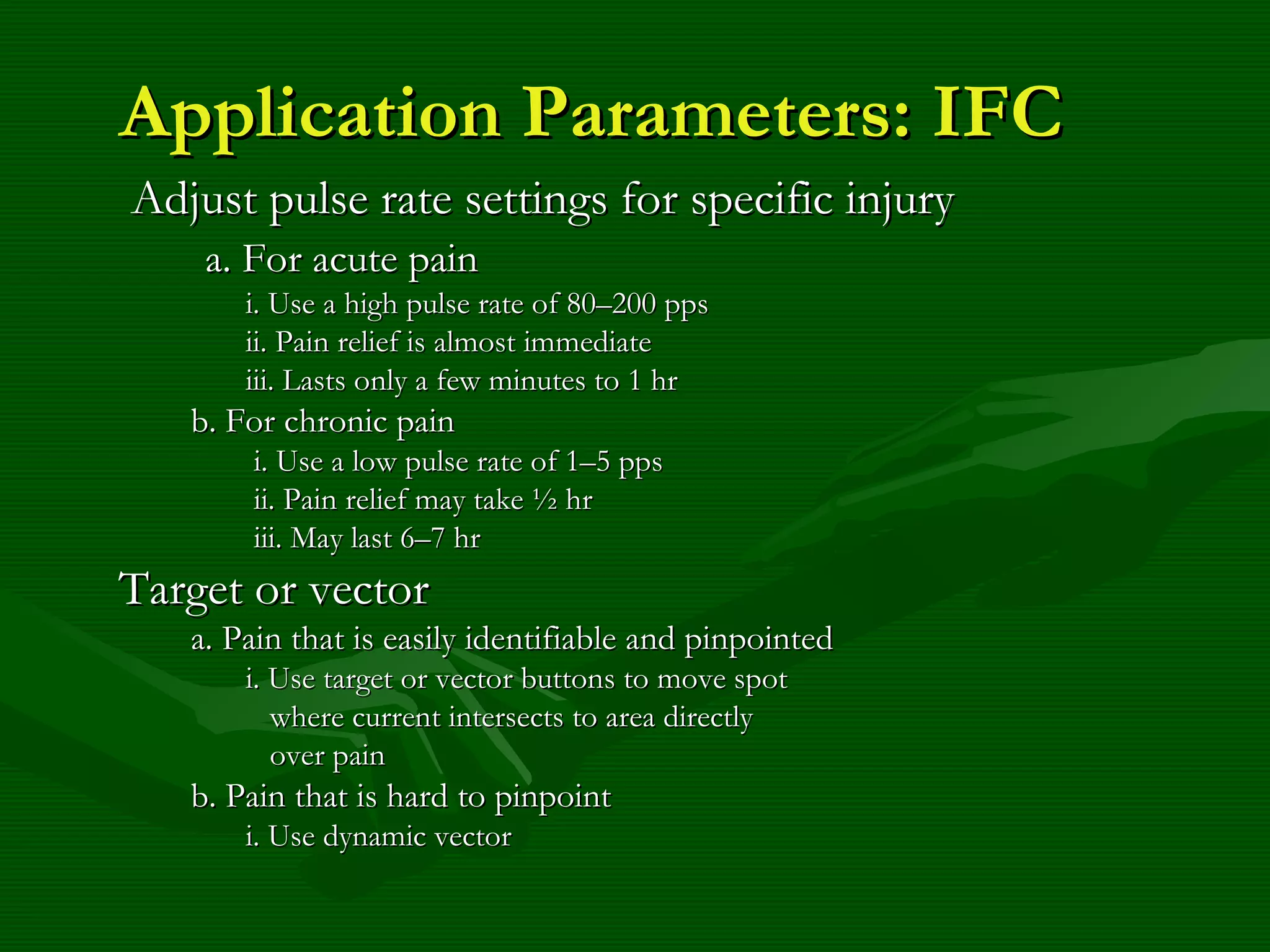 Hvps & Interferential Stimulation | PPT