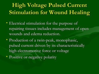 Hvps & Interferential Stimulation | PPT