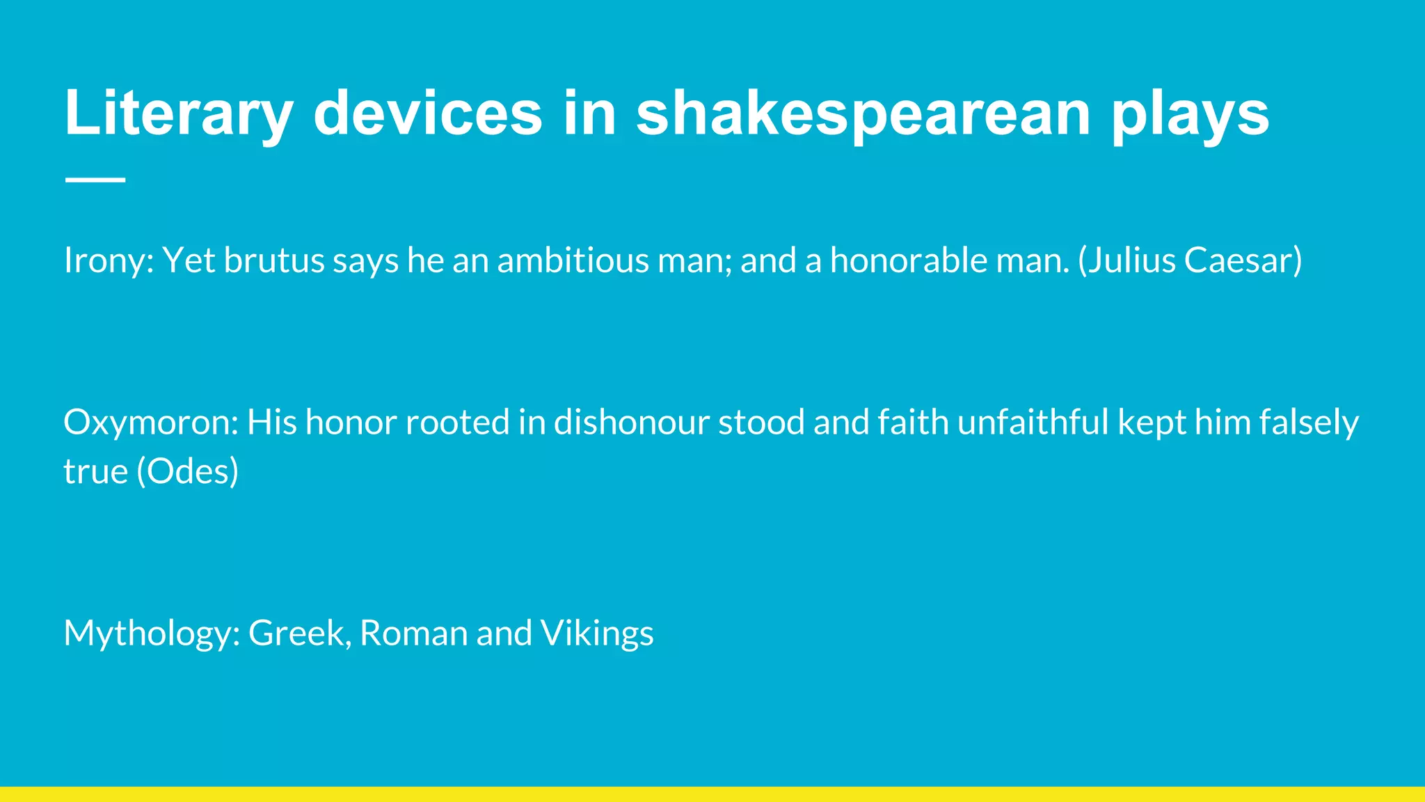 Literary Devices | PPT