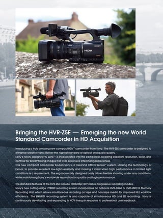 Hvr z5 e | PDF