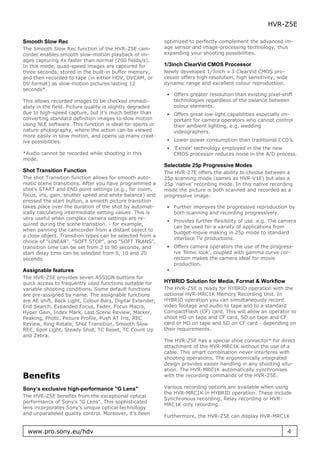Sony HVR-Z5E | PDF