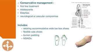 Outcome of Mitchell's procedure in the treatment of hallux valgus | PPTX