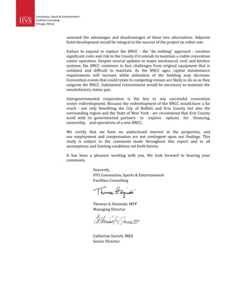 Buffalo Niagara Convention Center study | PDF