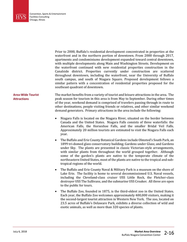 Buffalo Niagara Convention Center study | PDF | Business Expos ...