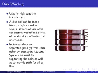 High voltage power transformer construction | PDF