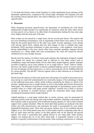 Hvtt13 granlund et al lowered crash risk with banked curves designed for heavy trucks with high ...