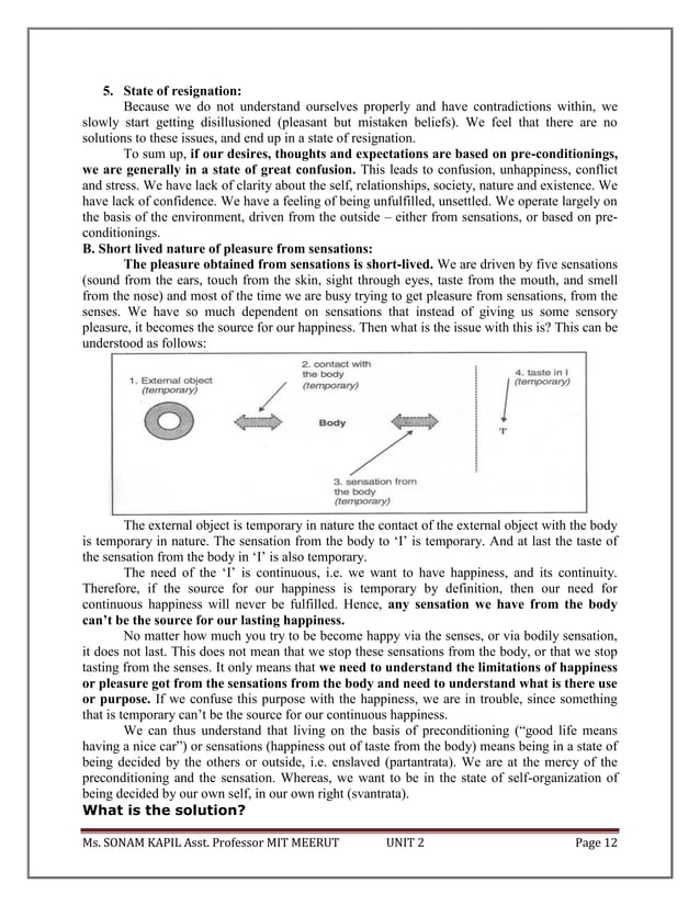 Human values unit 2 notes | PDF | Medical Health