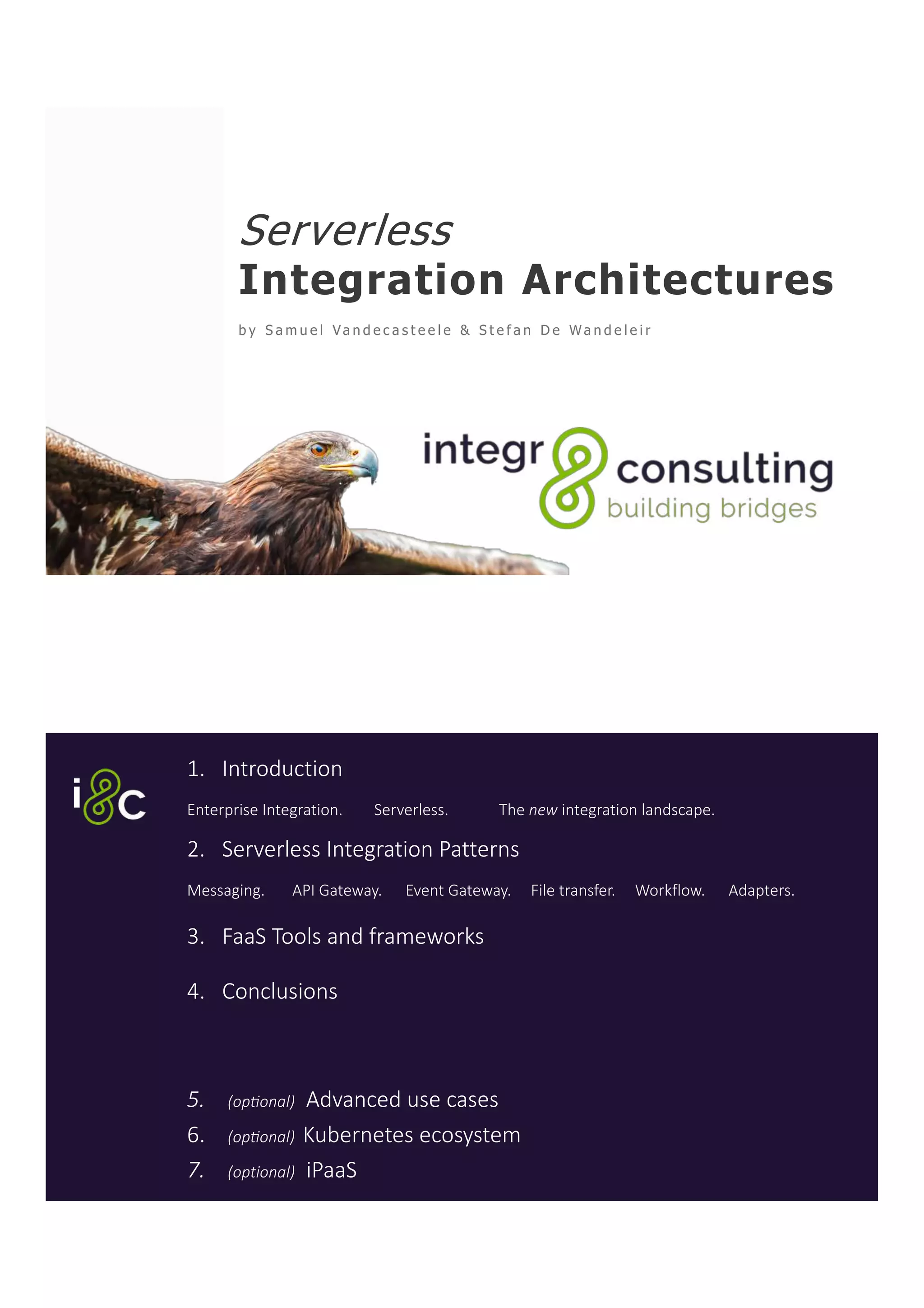 SAI - Serverless Integration Architectures - 09/2019 | PDF