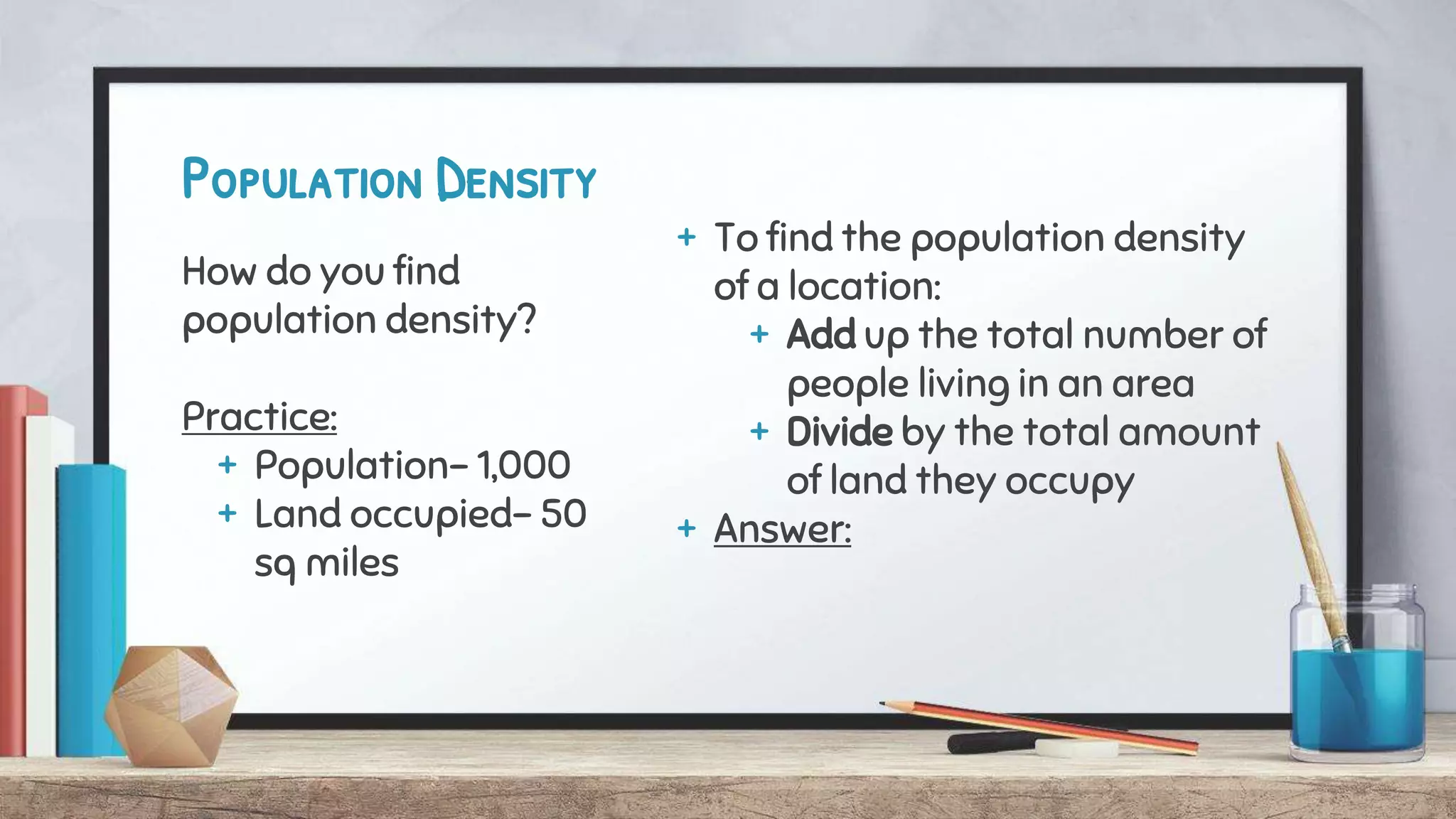 Unit 2: Population Density | PPT