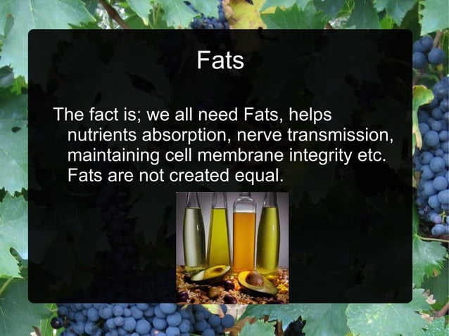 facts about fats | PPT
