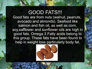 facts about fats | ODP