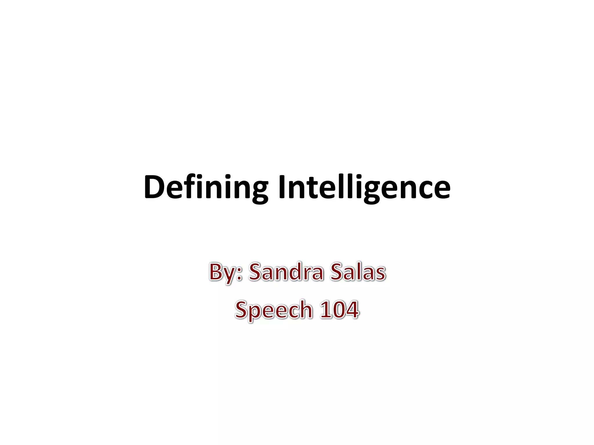 Hw Gardner: 9 intelligences | PPTX