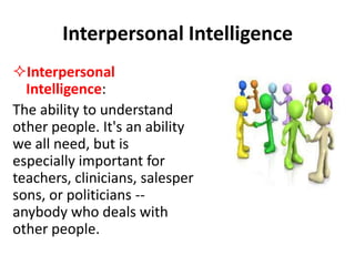 Hw Gardner: 9 intelligences | PPTX
