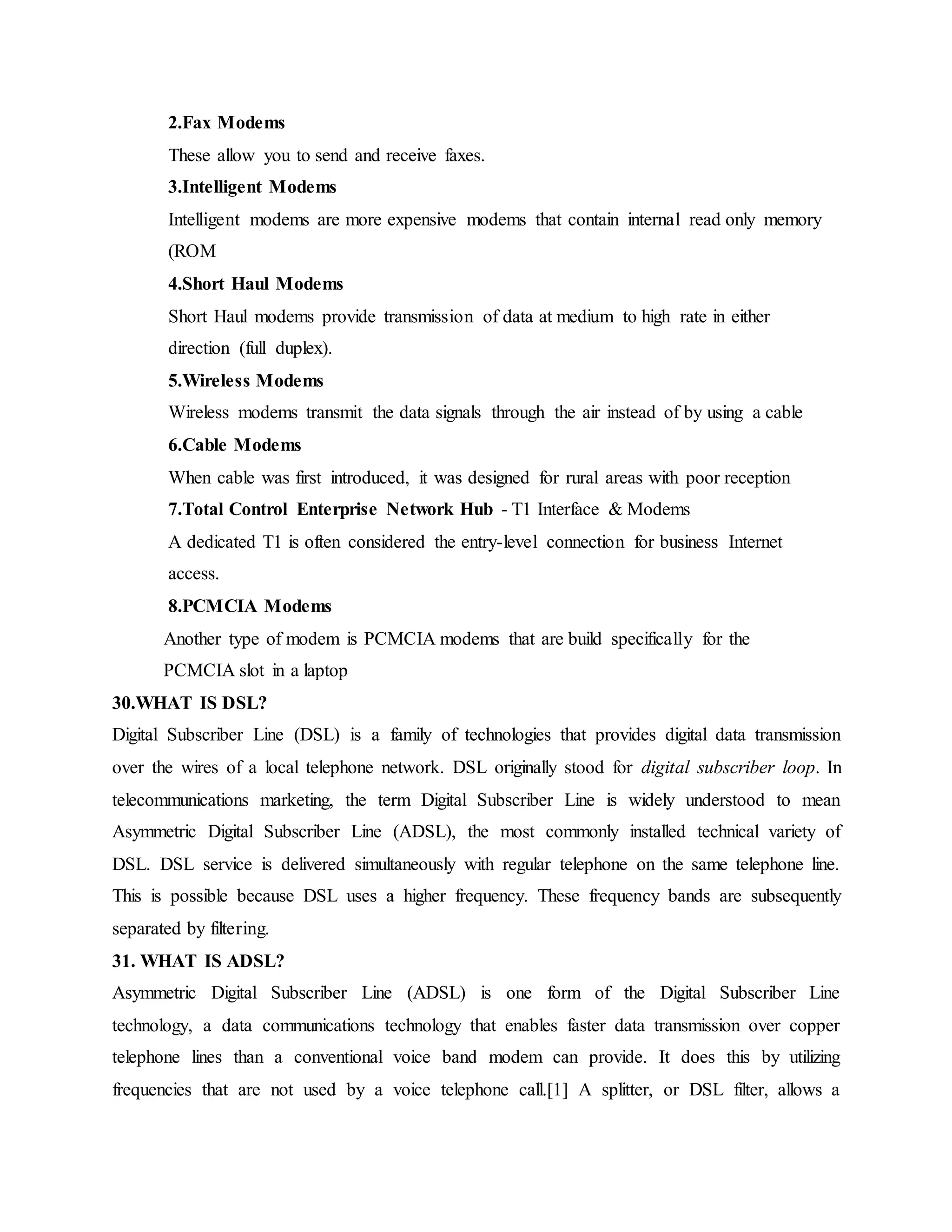 COMPUTER HARDWARE - SHORT NOTES | DOC