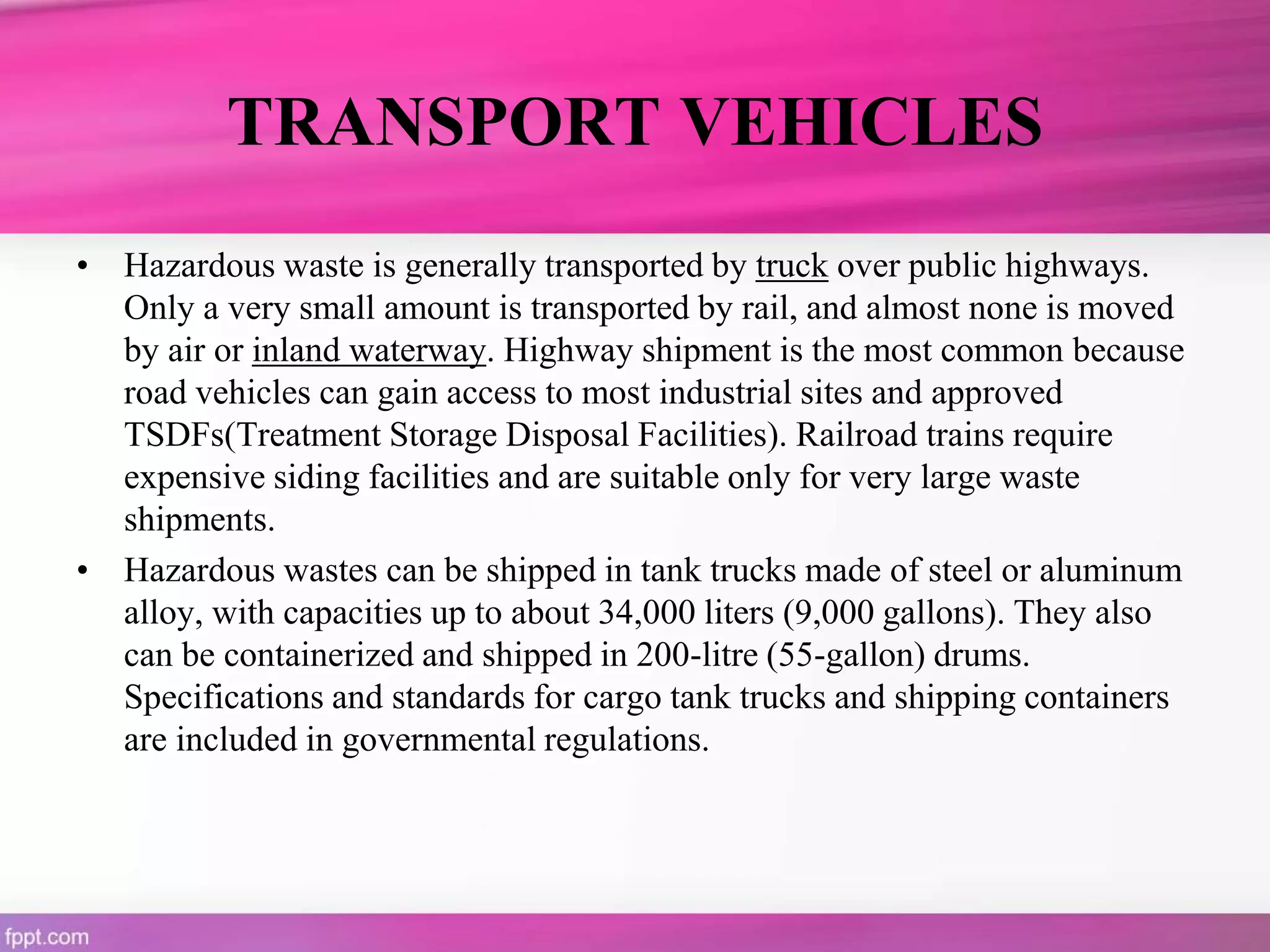 Hazardous waste Management | PPT