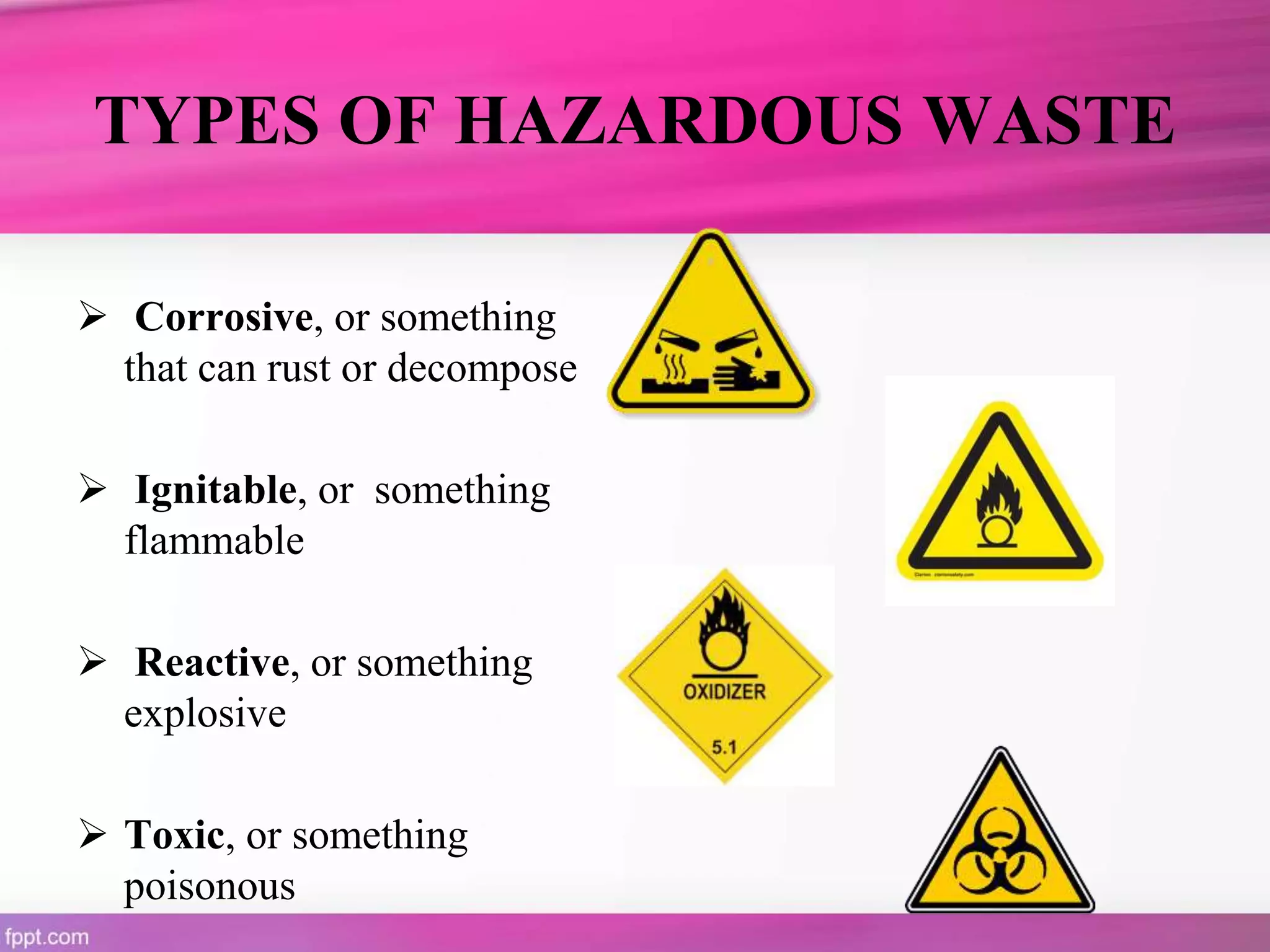 Hazardous waste Management | PPT