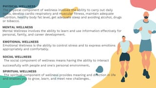 HEALTH AND WELLNESS | PPTX