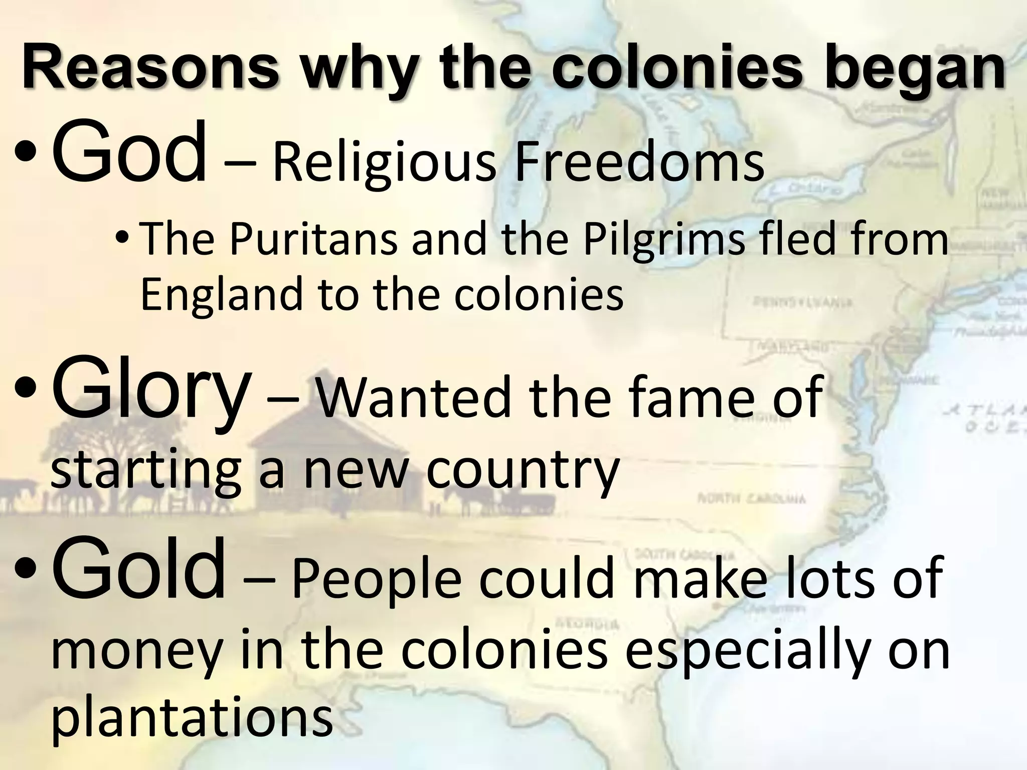 Colonial Regions | PPTX