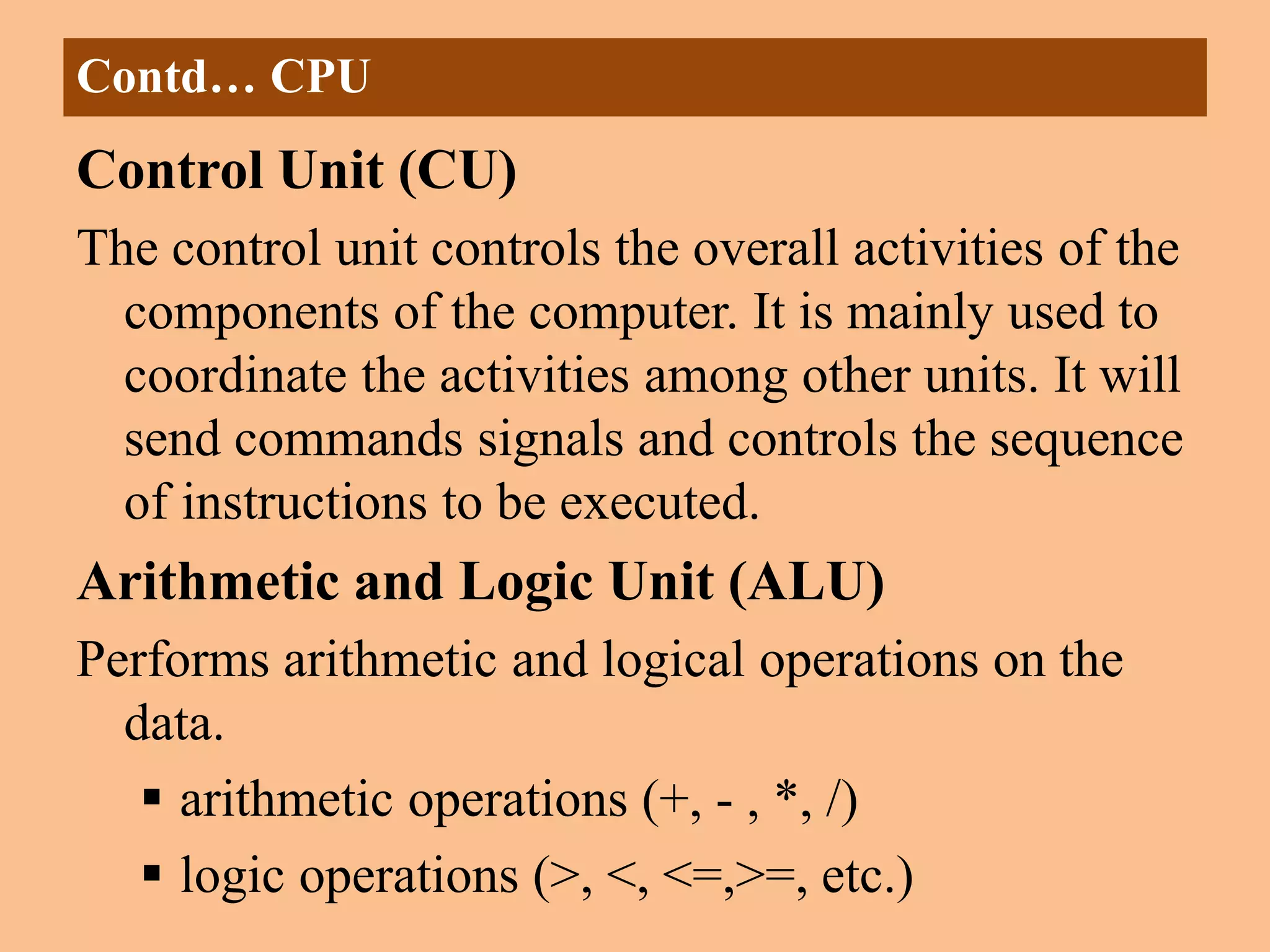 COMPUTER HARDWARE AND SOFTWARE | PPSX