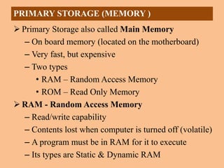 COMPUTER HARDWARE AND SOFTWARE | PPSX