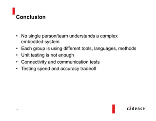HW-SW Co-Verification: A Constrained Random Approach | PPT