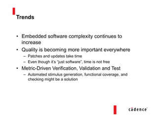 HW-SW Co-Verification: A Constrained Random Approach | PPT