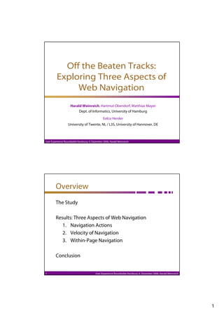 Web Navigation | PDF