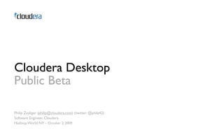Hw09 Cloudera Desktop In Detail | PDF