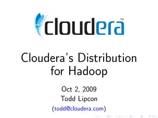 Hw09 Clouderas Distribution For Hadoop | PDF