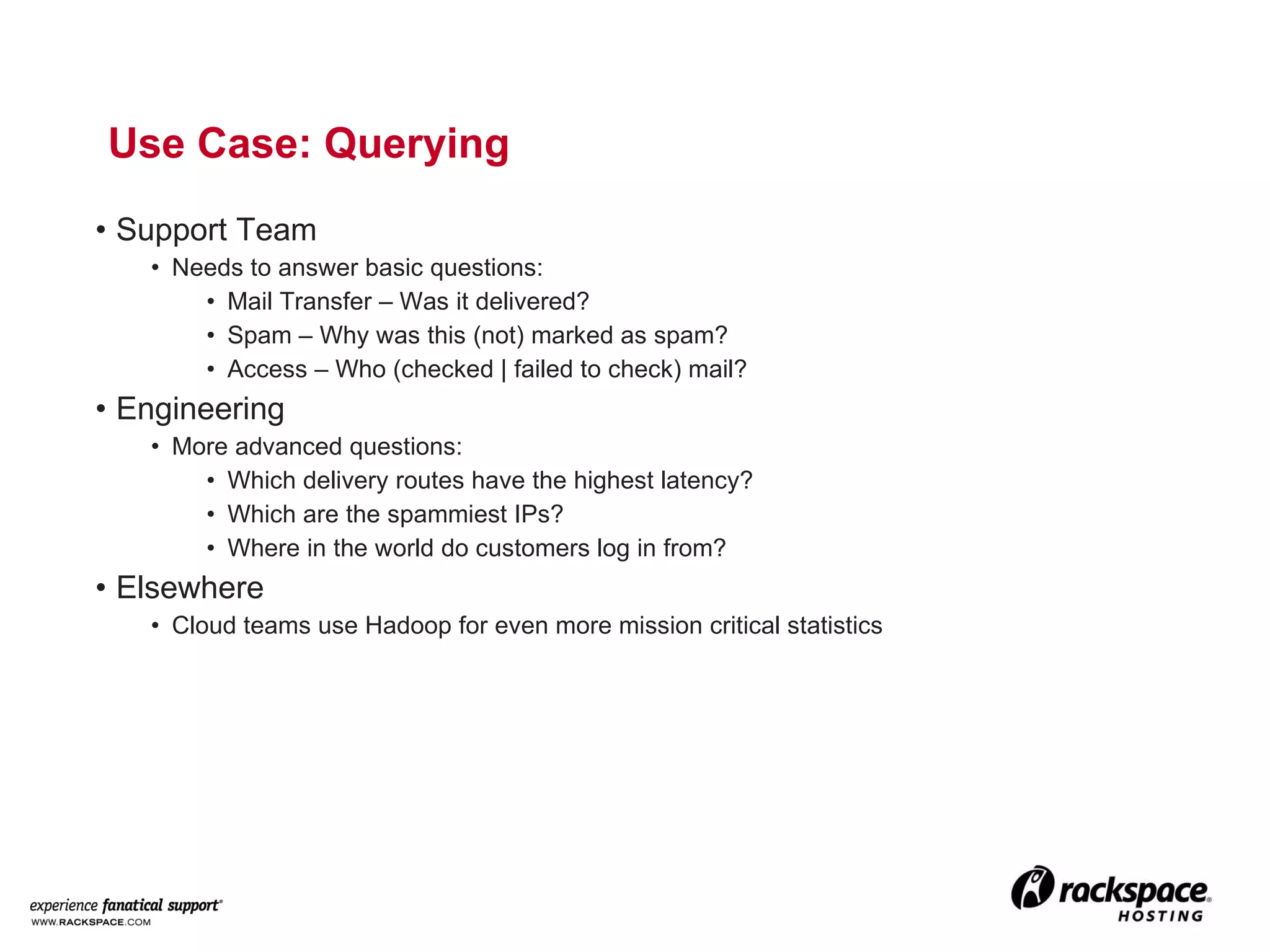 Hw09 Cross Data Center Logs Processing | PPT | Databases | Computer Software and Applications