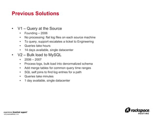 Hw09 Cross Data Center Logs Processing | PPT | Databases | Computer Software and Applications