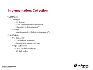 Hw09 Cross Data Center Logs Processing | PPT | Databases | Computer Software and Applications