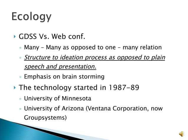 GDSS | PPT
