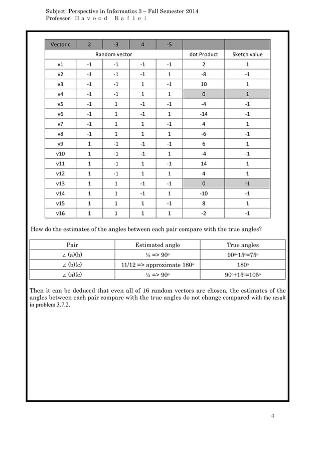 Perspective in Informatics 3 - Assignment 1 - Answer Sheet | PDF