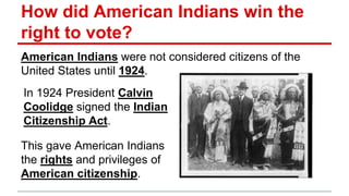 Hw#17 voting rights | PPTX