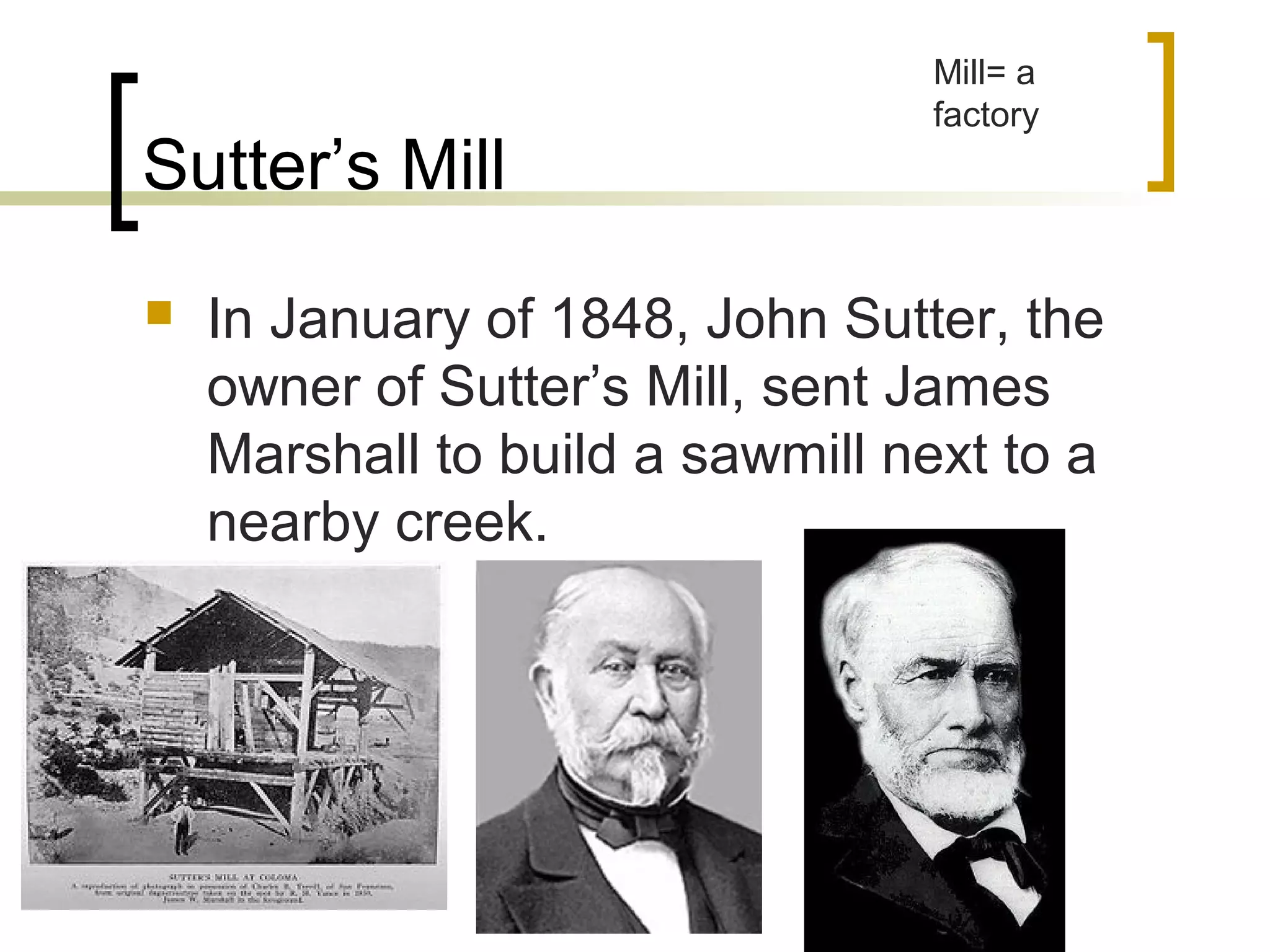 Hw#18 the california gold rush of 1849 | PPT