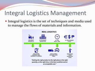 Total distribution concept and inteal logistics management | PPTX