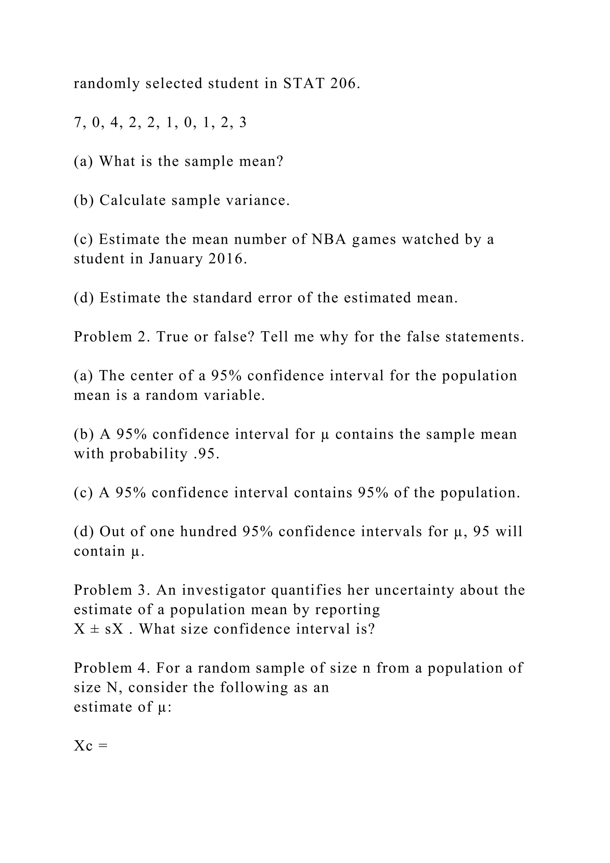 HW1_STAT206.pdfStatistical Inference II J. Lee Assignment.docx
