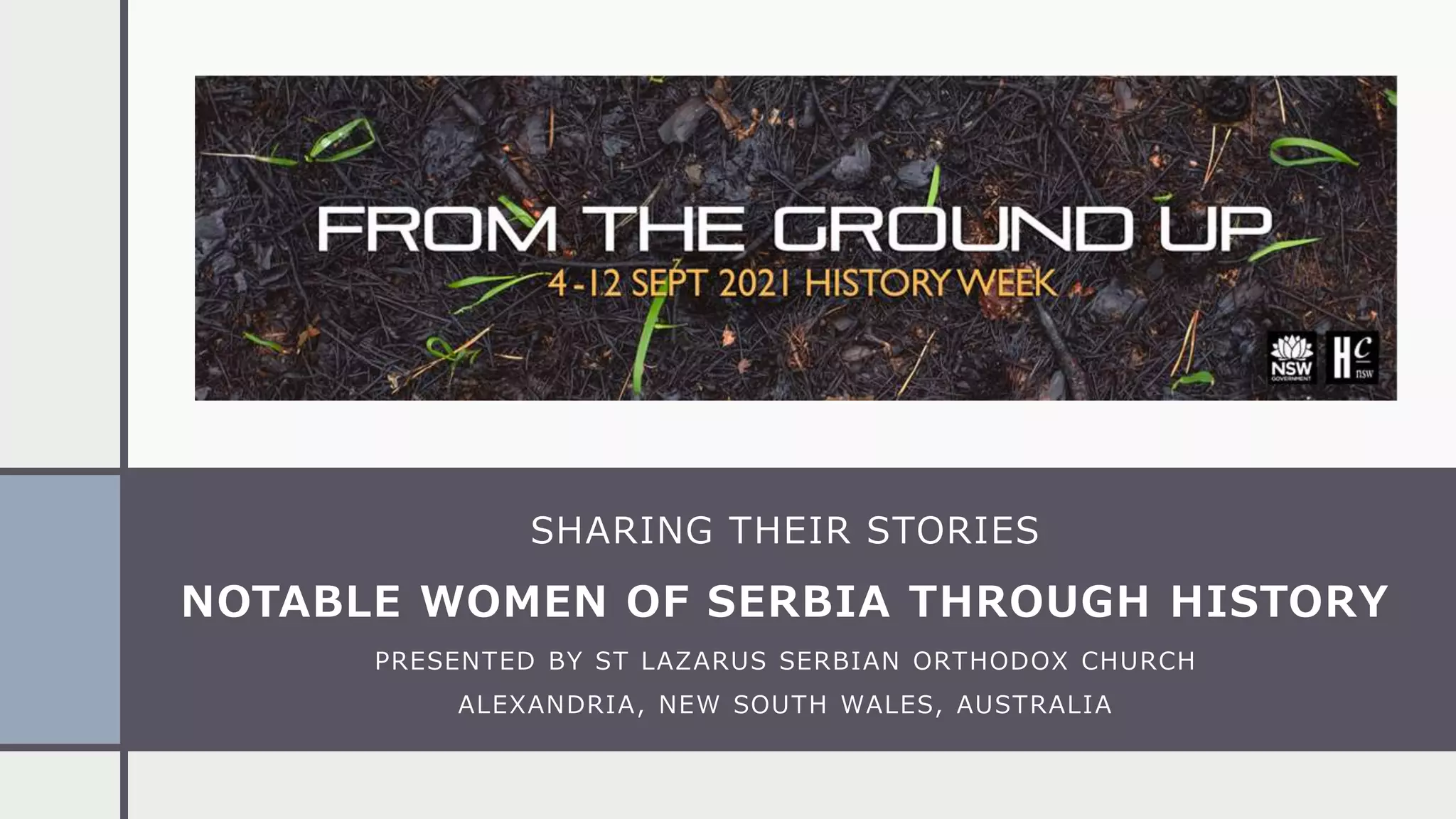 Notable Women of Serbia Through History - History Week 2021 | PPT