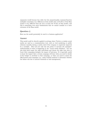 Network Analytics - Homework 3 - Msc Business Analytics - Imperial ...