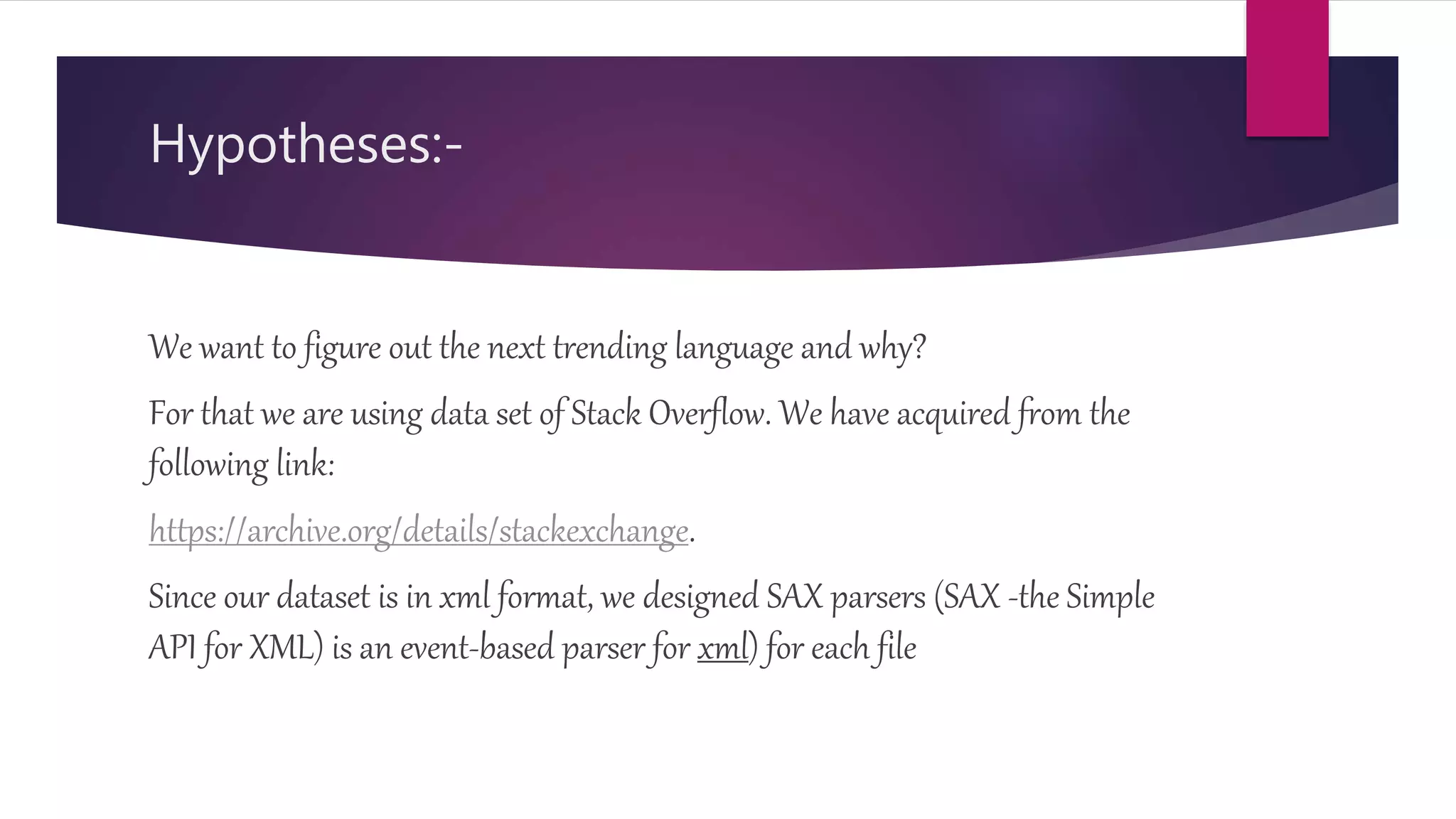 Stackoverflow Data Analysis Homework3 Ppt