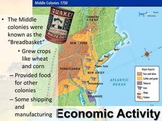 Hw#3 colonial regions | PPTX