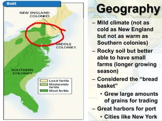 Southern Colonies Geography And Climate