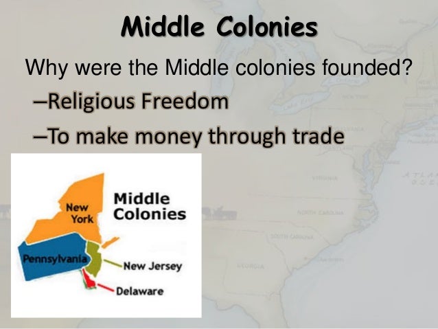 Middle Colonies Port Cities